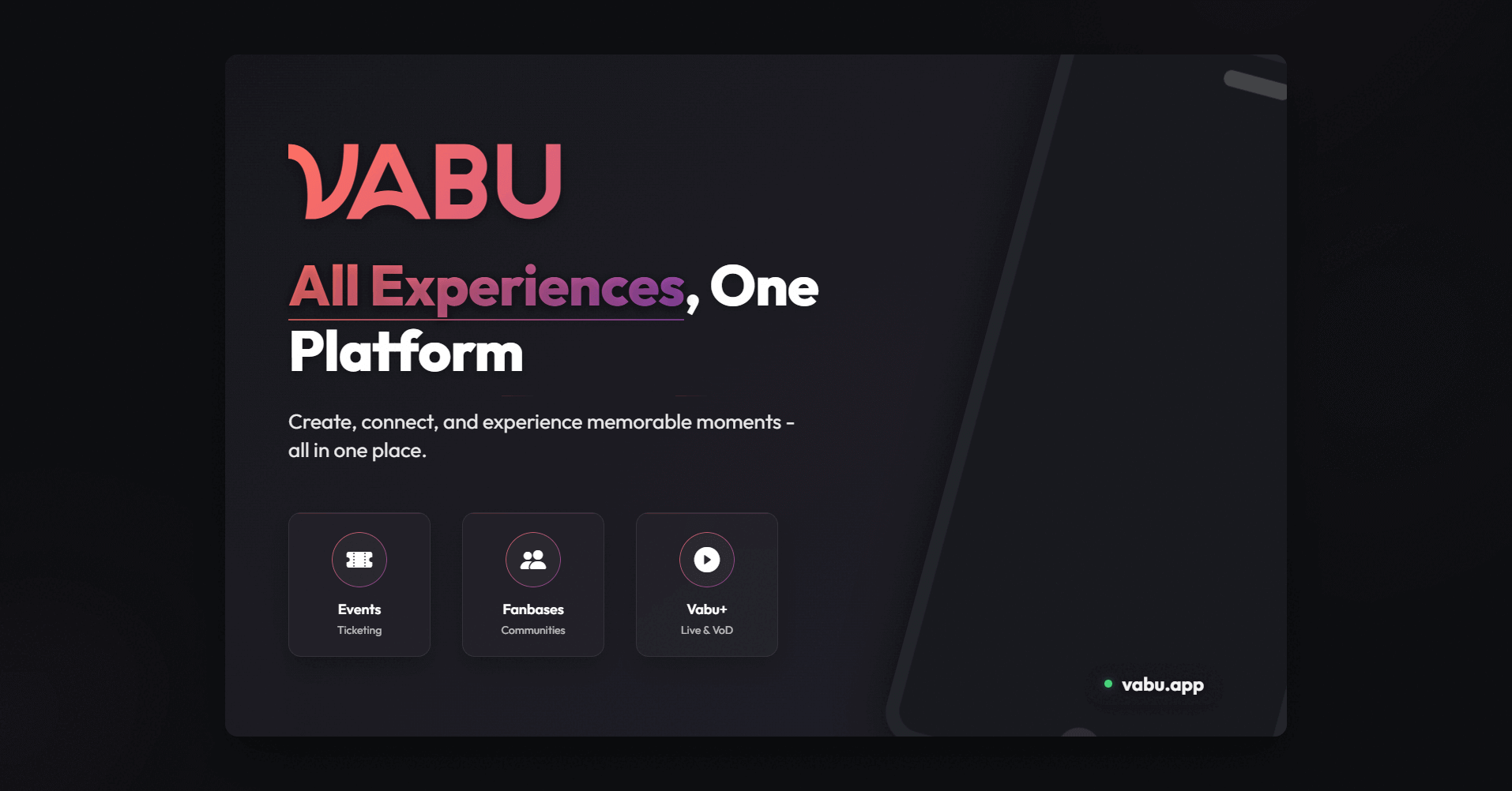 Vibe with Vabu | Where Moments Become Memories